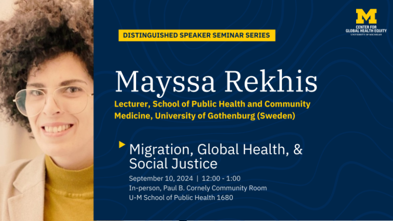 Mayssa Rekhis on Migration, Global Health, & Social Justice