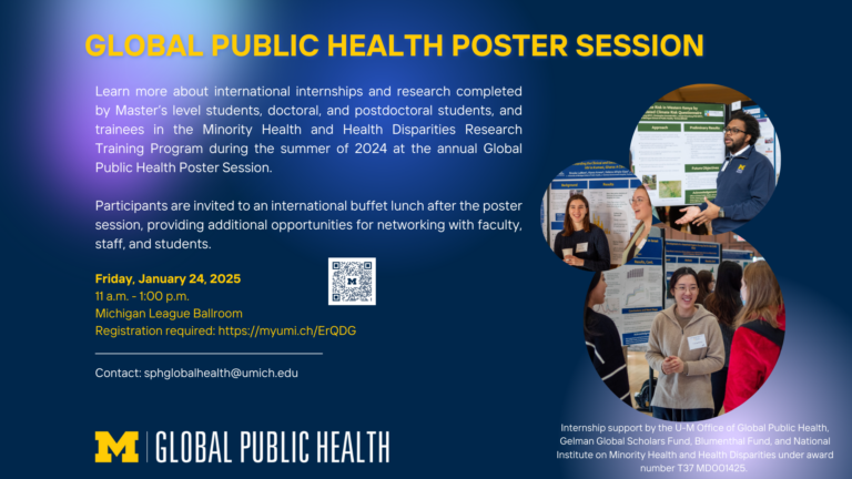 Global Public Health Poster Session Showcase